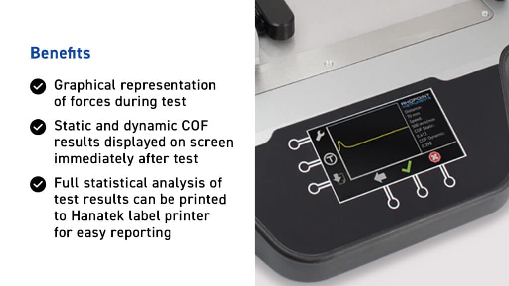 Hanatek Compact Friction Tester (CFT) | Rhopoint Instruments