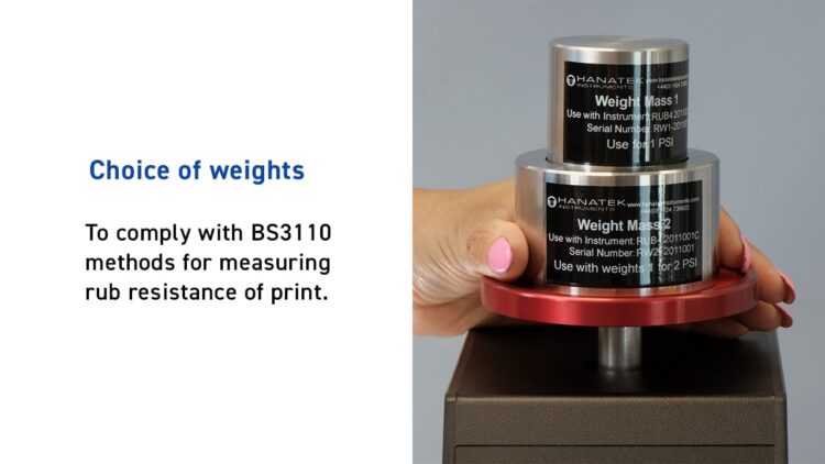 Hanatek Rub & Abrasion Tester (RT4) - Rhopoint Instruments