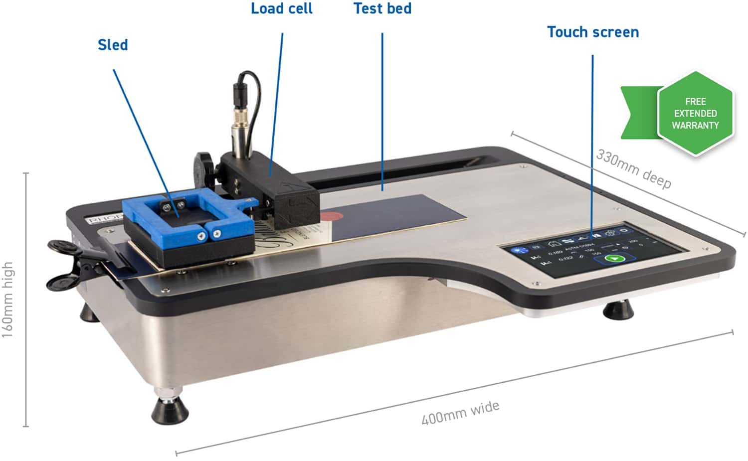 Universal Friction Tester (UFT) - Rhopoint Instruments